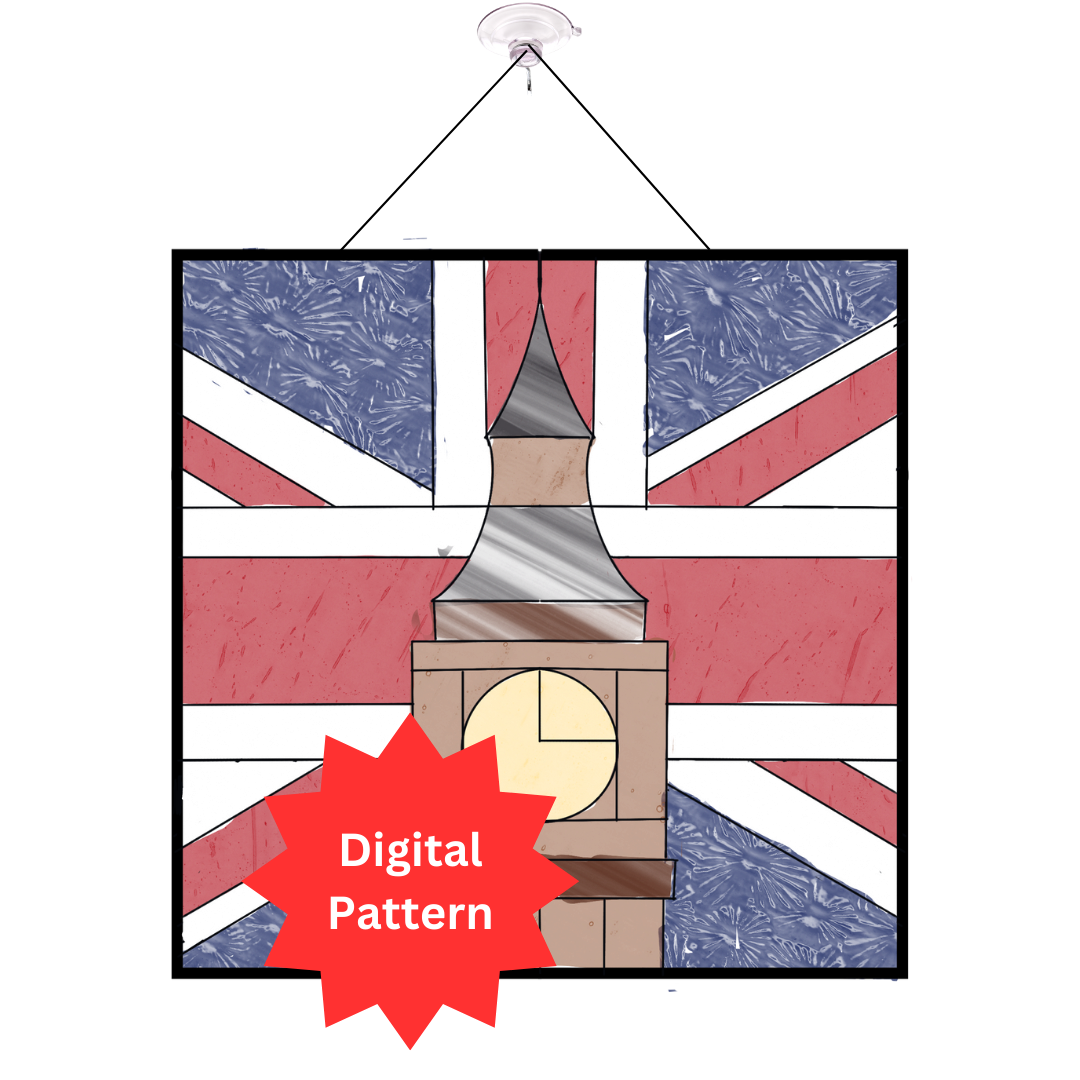 Big Ben Stained Glass Pattern – Toth Art and Glass